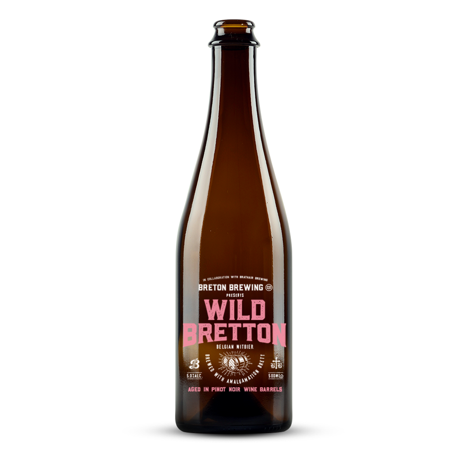 Wild Bretton Belgian Witbier - Pinot Noir – Breton Brewing Co.